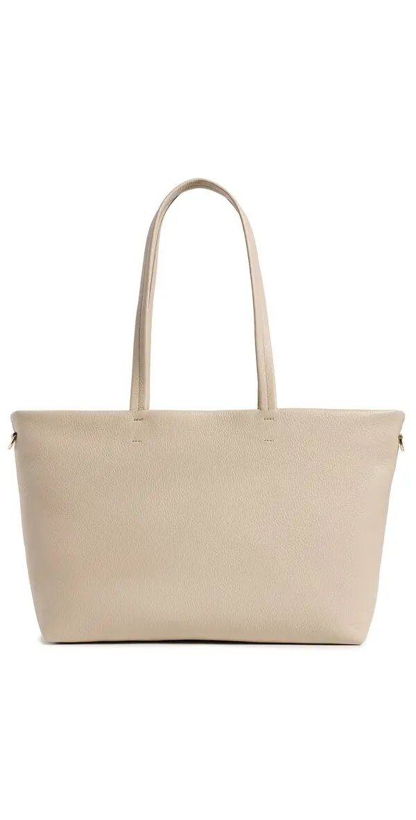 Cuyana Small Easy Zipper Tote - Stone