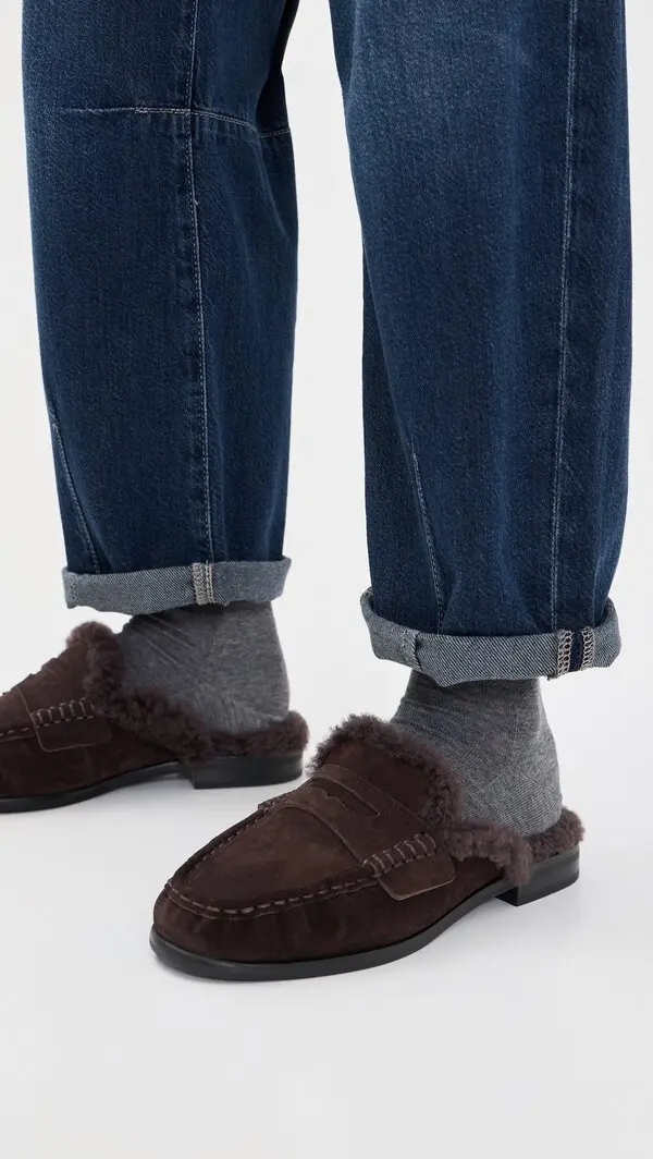 Rag & Bone Carter Shearling Mules