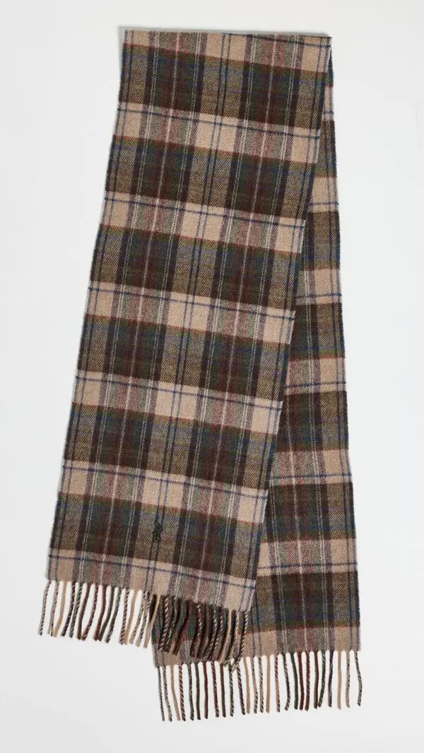 Polo Ralph Lauren Cashmere Blend Plaid Scarf