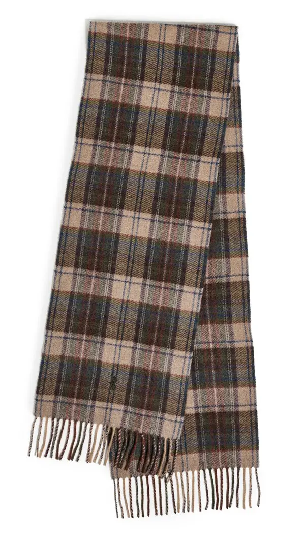 Polo Ralph Lauren Cashmere Blend Plaid Scarf