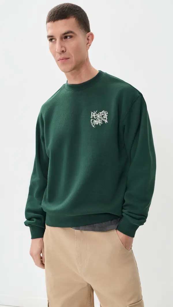 MUSEUM OF PEACE & QUIET Warped Crew Neck Sweatshirt