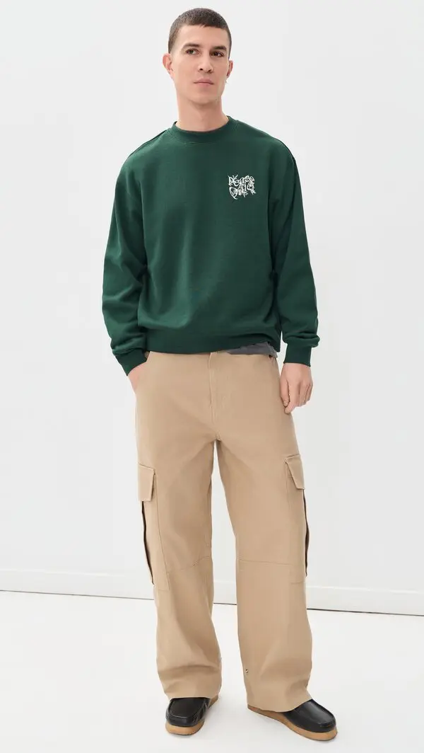 MUSEUM OF PEACE & QUIET Warped Crew Neck Sweatshirt