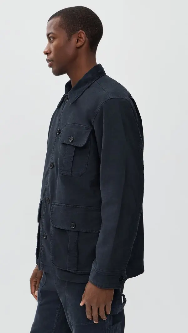ALEX MILL Hunting Jacket In Moleskin