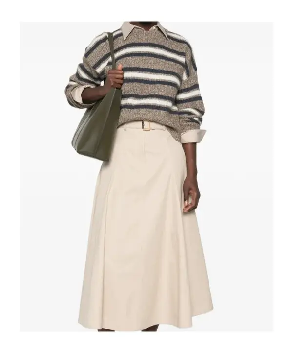 Brunello Cucinelli Striped Crew-neck Sweater