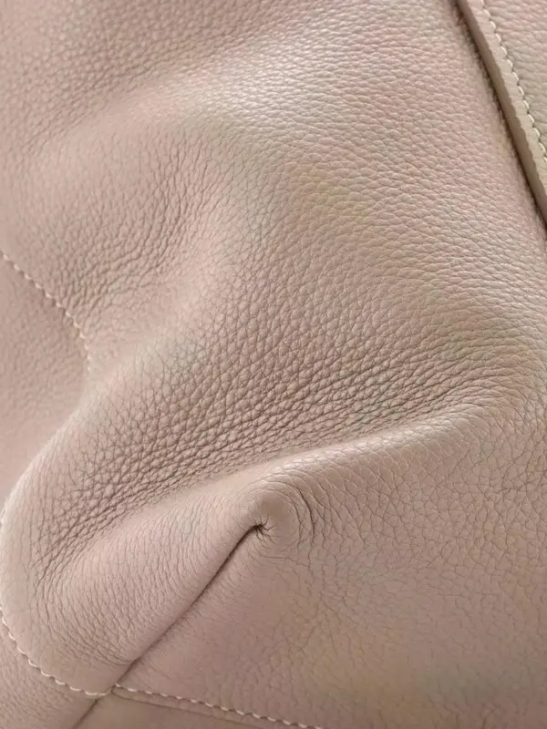 Prada Pocket Convertible Zip Vitello Daino Medium Satchel - Neutrals