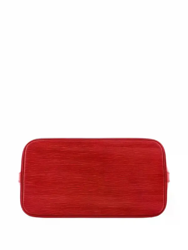 LOUIS VUITTON Vintage Alma Handbag Epi Leather Pm Satchel - Red