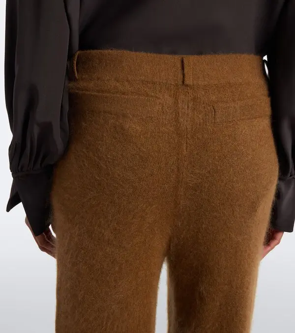 Dorothee Schumacher Fluffy Statements Wool-blend Wide-leg Pants