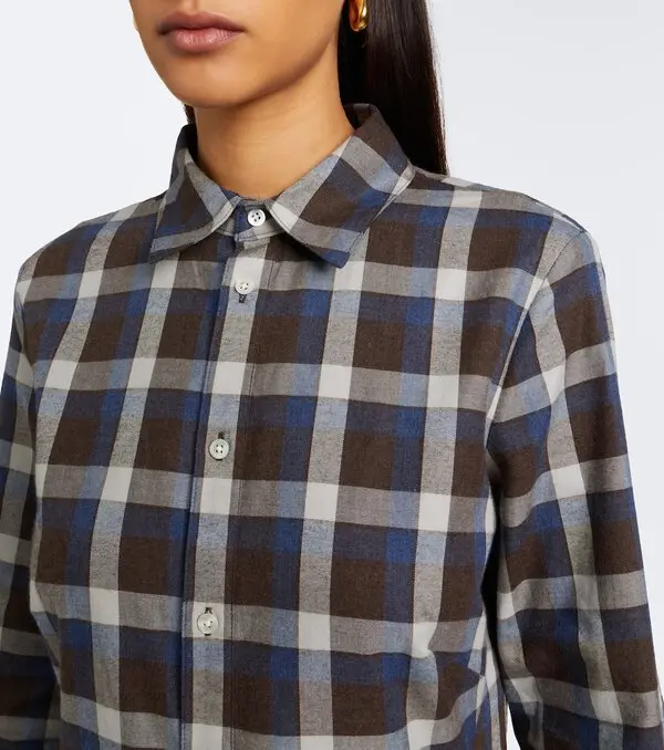 Polo Ralph Lauren Plaid Cotton Twill Shirt Dress
