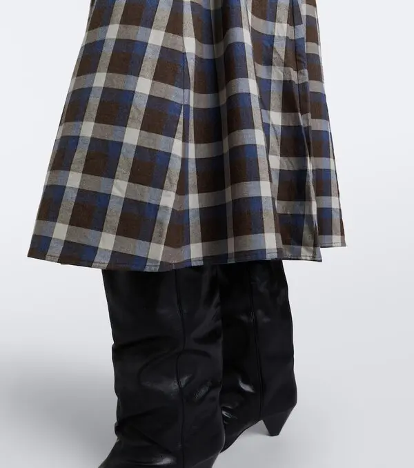 Polo Ralph Lauren Plaid Cotton Twill Shirt Dress
