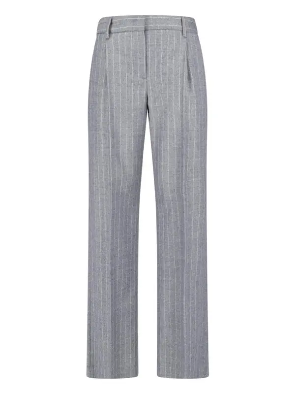 LARDINI Tailored Trousers In Virgin Wool