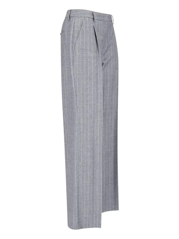 LARDINI Tailored Trousers In Virgin Wool