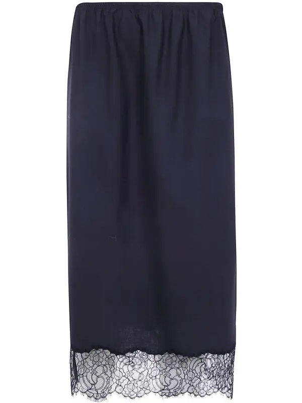 SEMICOUTURE Skirt With Lace Trim "becka