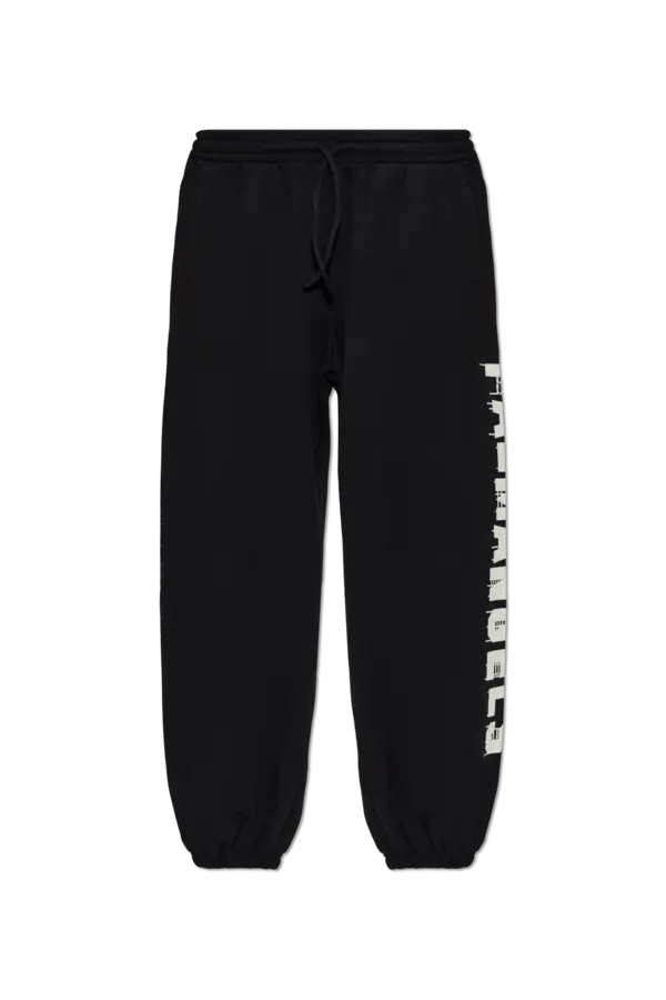 Palm Angels Printed Sweatpants - Black