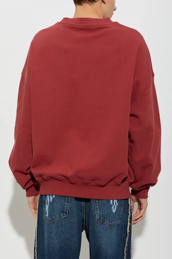 Palm Angels Cotton Sweatshirt With Print