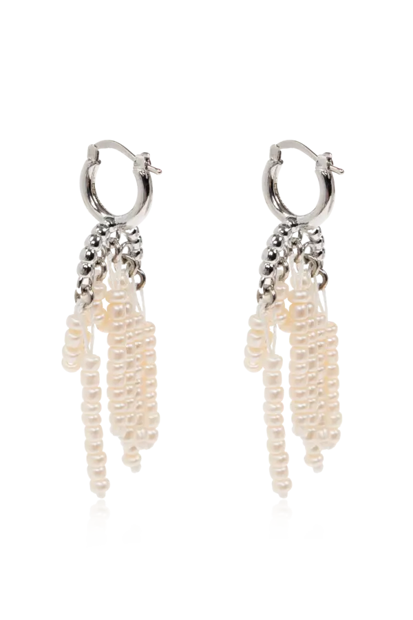 LEMAIRE Pearl Tassel Earrings