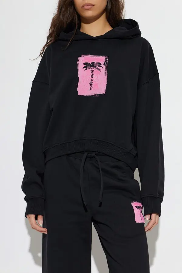 Palm Angels Cotton Sweatshirt With Print