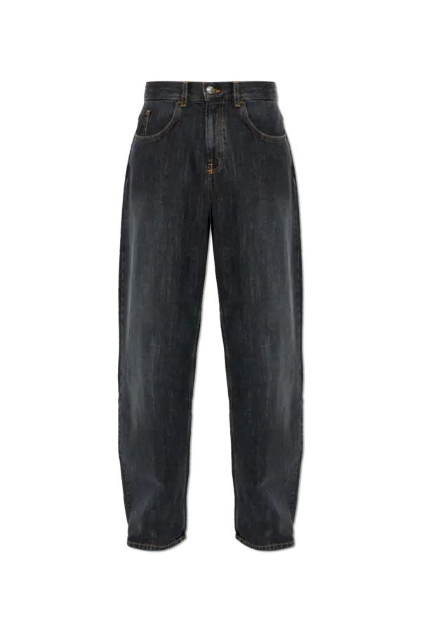 Palm Angels Straight-leg Jeans - Black