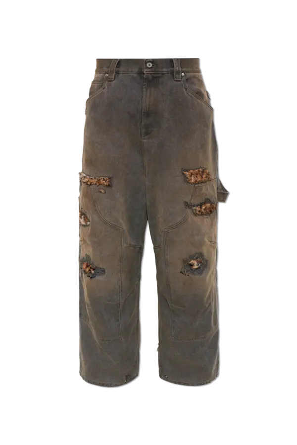 PDF Vintage’-effect Jeans - Grey