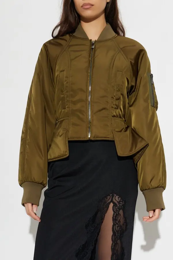 Balmain Bomber Jacket With Basque