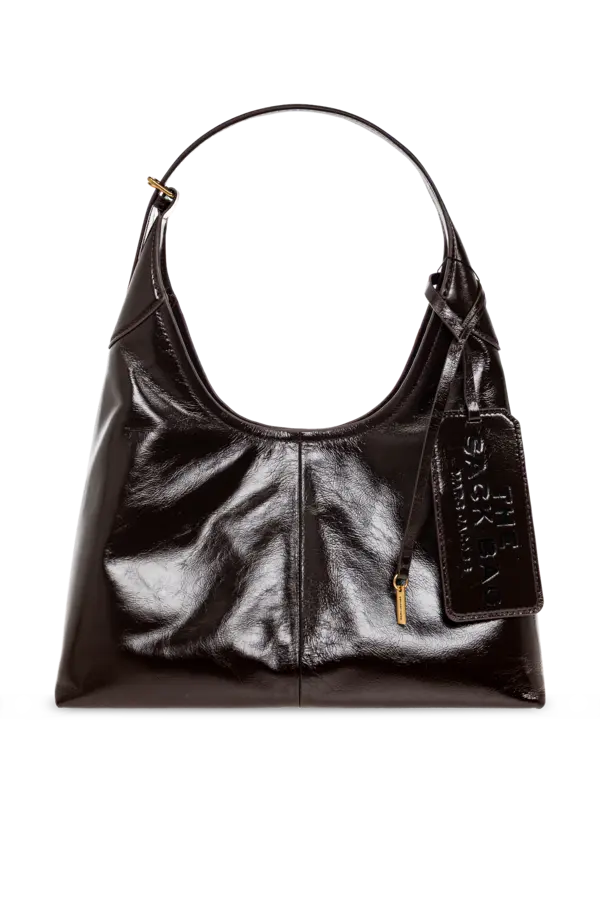 Marc Jacobs Leather Shoulder Bag With Logo - Brown