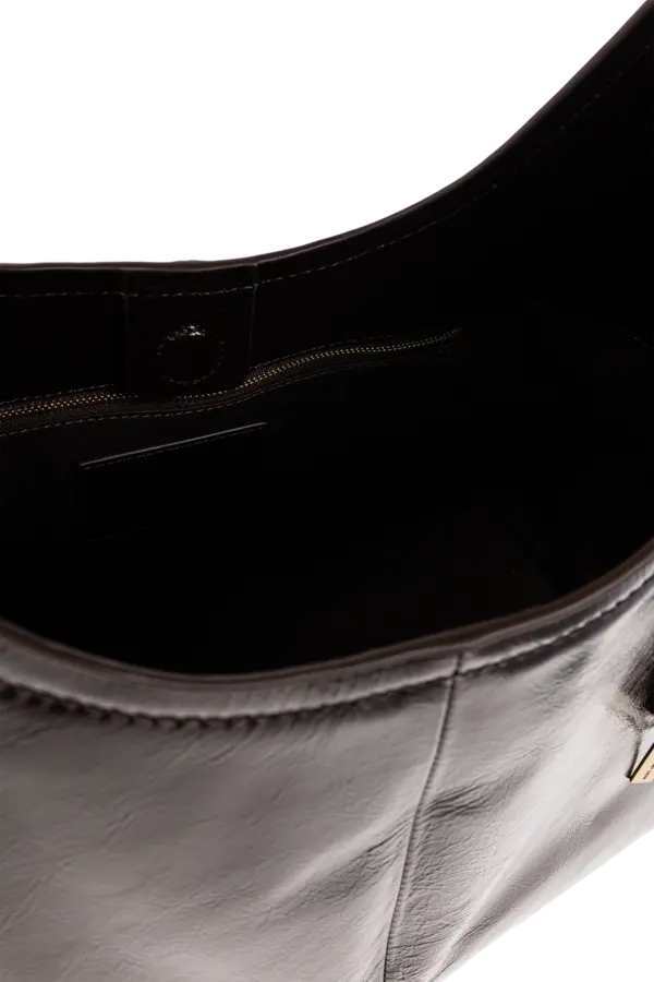Marc Jacobs Leather Shoulder Bag With Logo