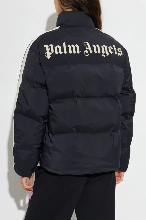 Palm Angels Padded Jacket With A Stand-up Collar
