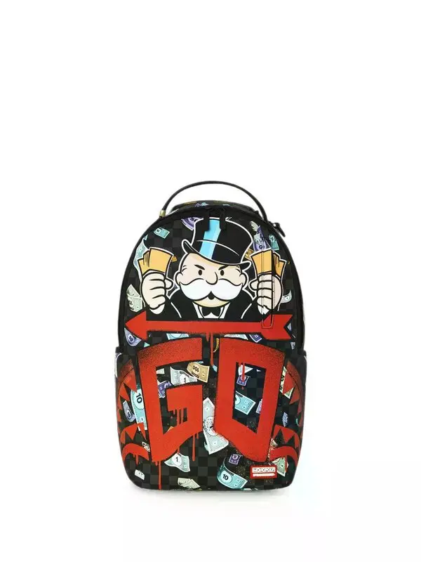 SPRAYGROUND X Monopoly Time To Go Backpack - Black