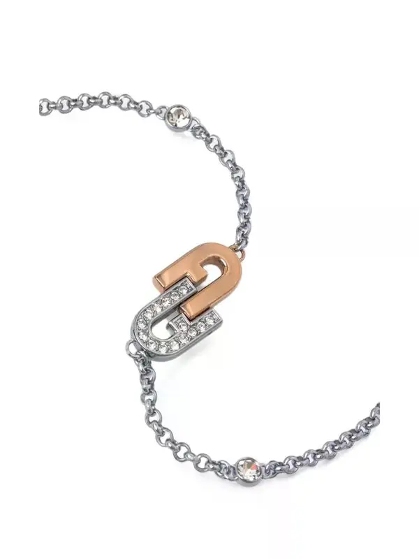 Furla Arch-logo Crystal-embellished Necklace