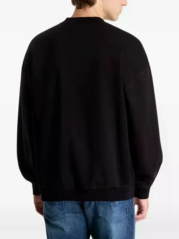 DIESEL® Cotton Sweatshirt With Graphic-print