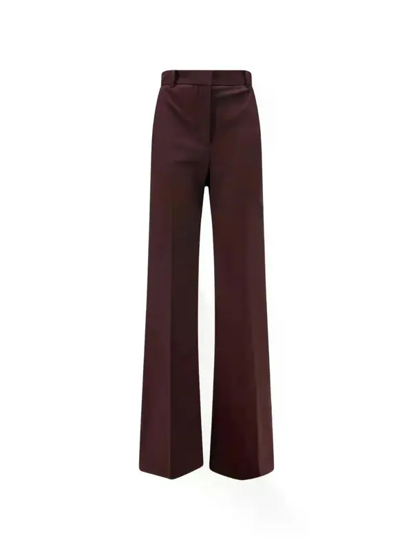 JOSEPH Pressed-crease Trousers - Brown