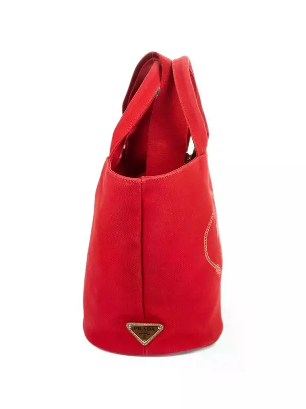 Prada Cabas Logo-print Tote Bag