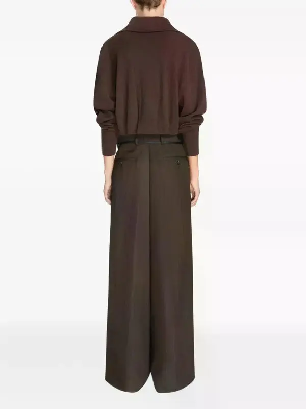 Dries Van Noten Pleated Wide-leg Trousers