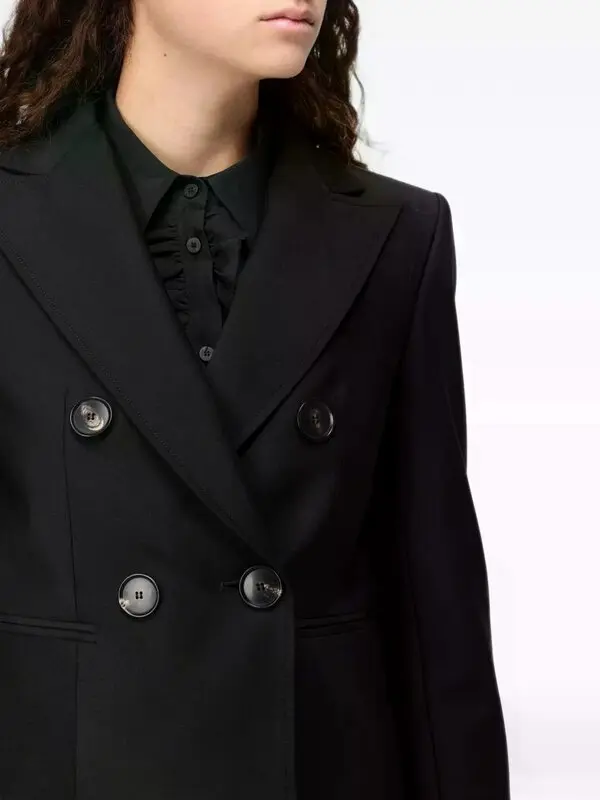 TELA Double-breasted Wool Blazer