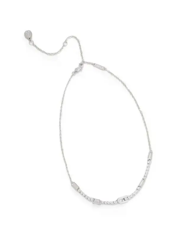 Furla Crystal-embellished Necklace - Silver