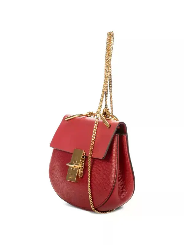 Chloé Mini Drew Crossbody Bag - Red