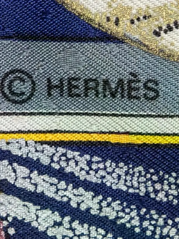 Hermès Feux D'artifice Jacquard Scarf