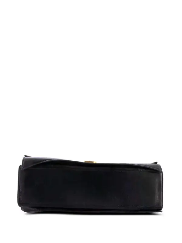 Balenciaga Crush Chain Flap Bag Leather Large Shoulder Bag