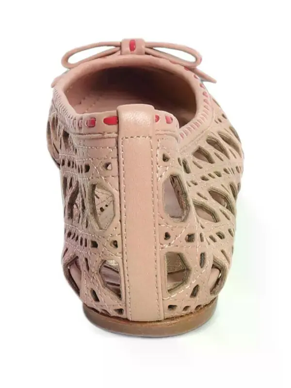 Dior Laser-cut Leather Ballet Flats