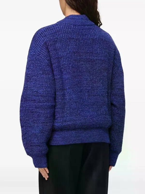 TELA Zip-up Knit Cardigan