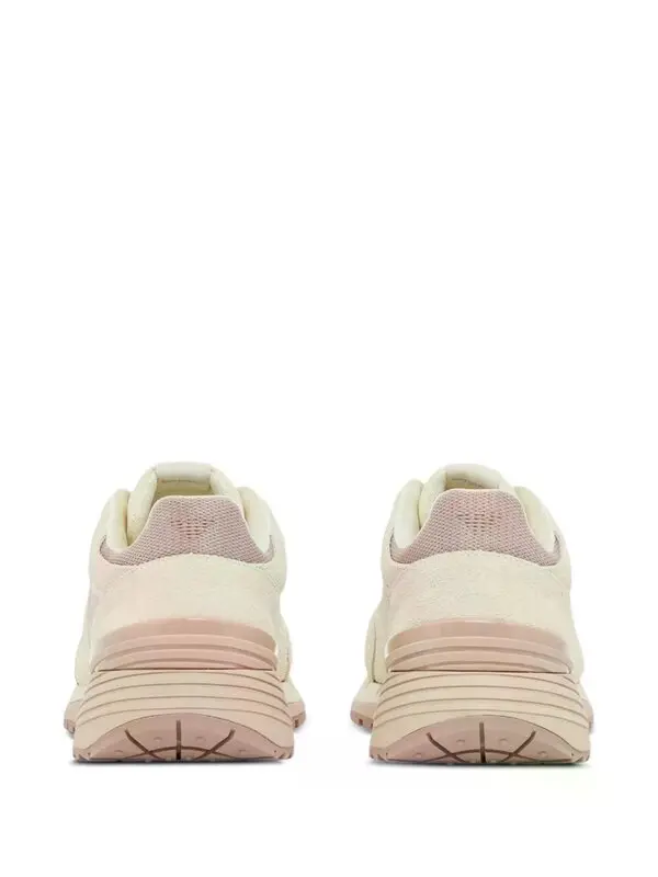EA7 Logo-print Leather Sneakers