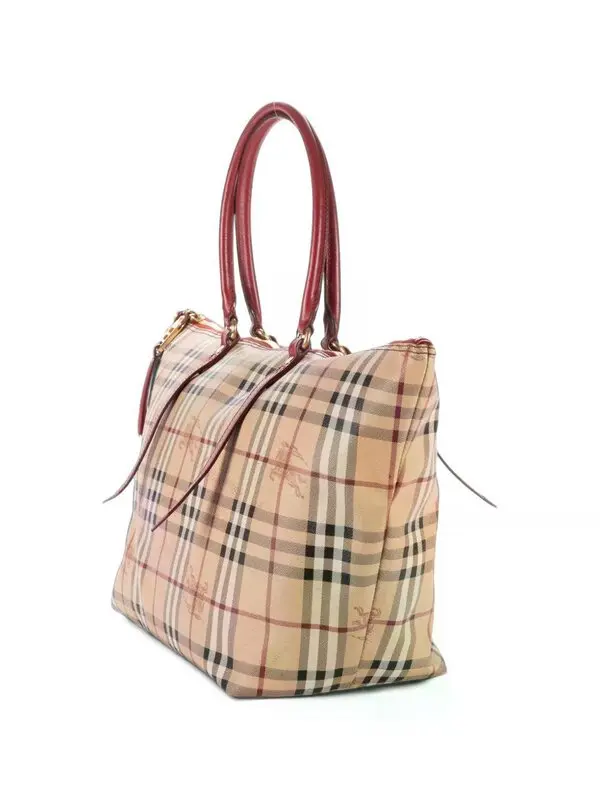 Burberry Canterbury Haymarket Check Tote Bag