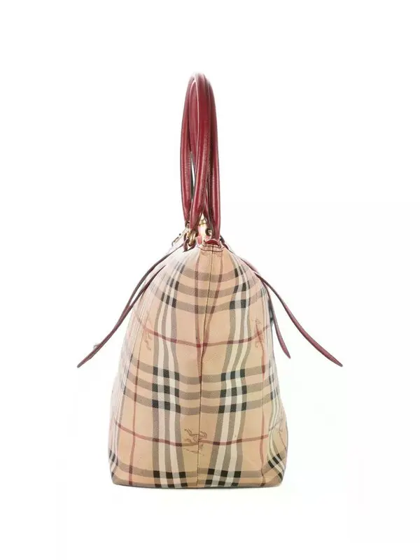 Burberry Canterbury Haymarket Check Tote Bag