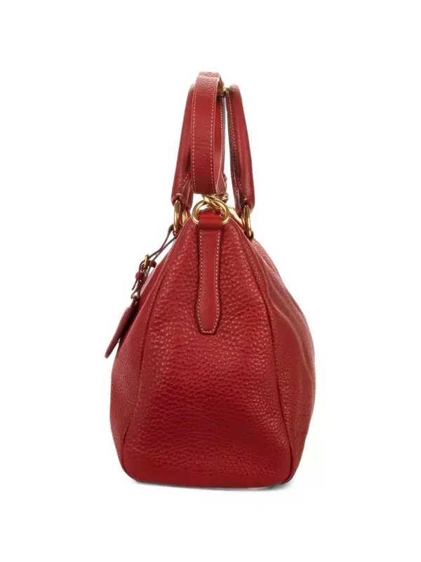 Prada Boston Leather Tote Bag