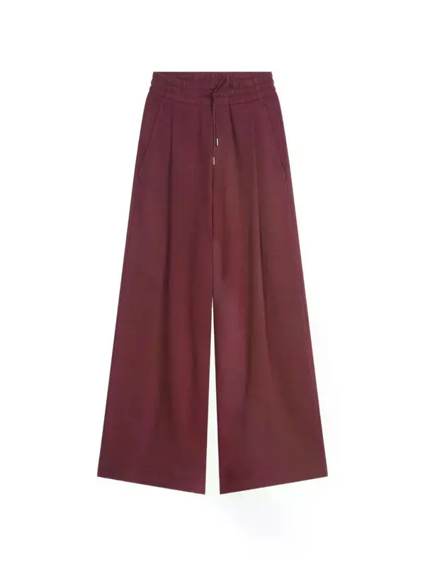 Dries Van Noten Loose Cotton Sweatpants - Red