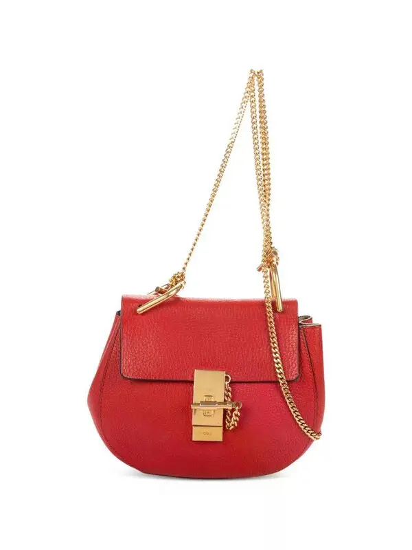 Chloé Mini Drew Shoulder Bag - Orange