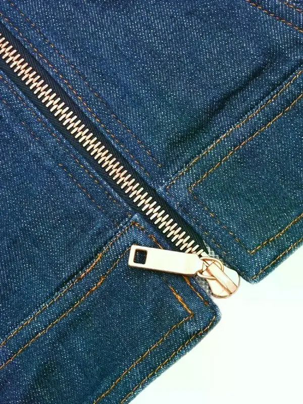 Celine Zip-up Denim Jacket