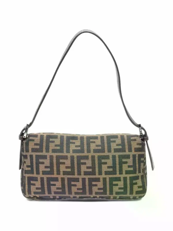 Fendi Zucca Baguette Shoulder Bag - Brown