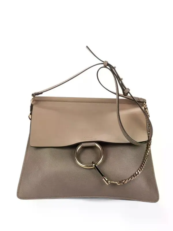 Chloé Faye Shoulder Bag - Grey