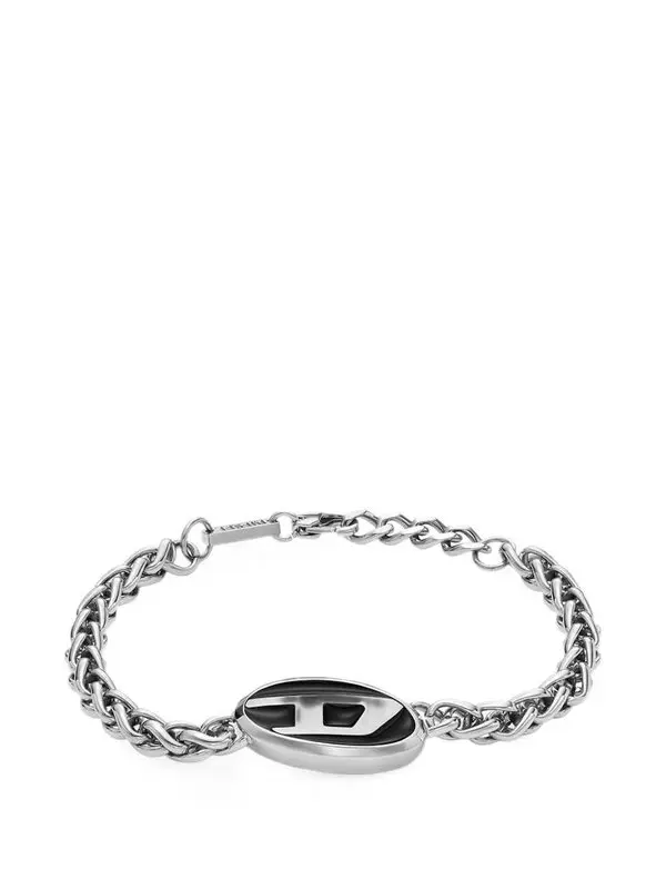 DIESEL® Stainless Steel Chain Bracelet - Silver