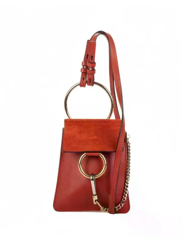 Chloé Faye Bracelet Backpack - Red
